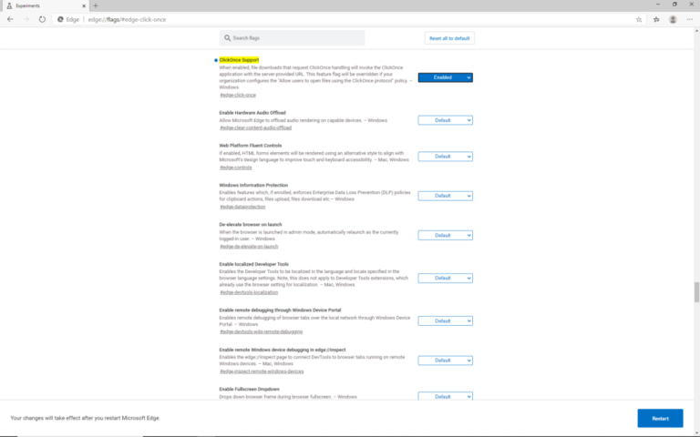 Microsoft Edge Support - pefa